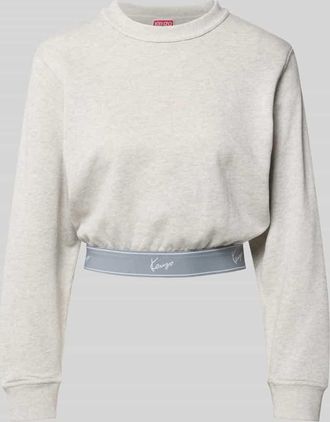 Kenzo Cropped Sweatshirt mit Logo-Stitching