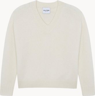 Kujten Pull cachemire col V, 6 fils - Pull Alana