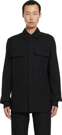 Rick Owens Temple Work Shirt in Warm Felt