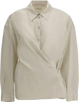 Christophe Lemaire Femme, Blouses et Chemises, Beige, Taille: 32 FR Chemise &Eacute;l&eacute;gante en Coton