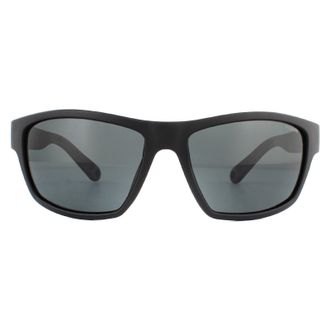 Polaroid Sport Wrap Mens Schwarz Grau Polarisierte Sonnenbrille