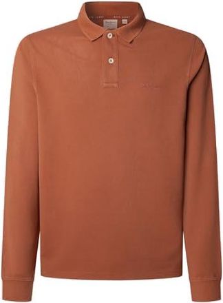 Pepe Jeans London New Oliver GD Ls Polo, Rouge (Rouge Brique), XXL Homme