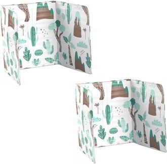 Garneck Lot De 2 Plaques Anti-&eacute;claboussures Dhuile en Aluminium 30x25 Cm, Panneaux Isolants R&eacute;sistants &agrave; La Graisse, Protection Murale Cuisine Domestique, Fac