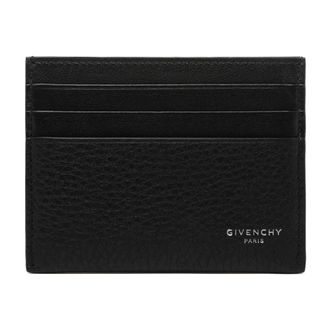 Givenchy Kartenetui aus genarbtem Leder - - Accessories - Herren - Schwarzk - ONE SIZE