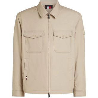 Tommy Hilfiger Gef&uuml;ttertes Polyester Parka &Uuml;berhemd - - Jackets - Herren - Beige - M