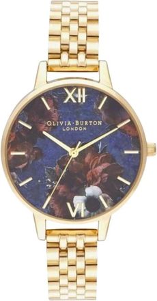 Olivia Burton Femme, Accessoires, Jaune, Taille: ONE Size Montre Cadran Floral