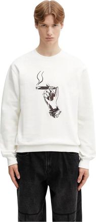 Dr&ocirc;le de Monsieur Herren, Sweatshirts & Hoodies, Wei&szlig;, XLGr&ouml;&szlig;e
