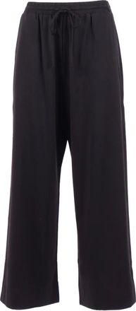 Max Mara Femme, Pantalons, Noir, Taille: 42 FR Modico Jersey Pantalons