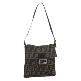 Fendi Pre-owned Zucca Canvas Shoulder Bag - - Pre-owned - Damen - Braun - ONE SIZE