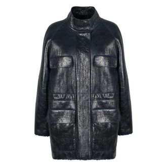 Fendi Damen, Jacken, Blau, SGröße