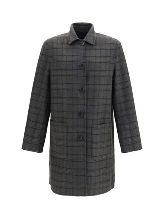 Etro Mens Soho Reversible Wool-Blend Coat Blu Scurissimo 2