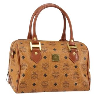 MCM Sac &agrave; main Pre-owned 4314N - Femme - Pre-owned - Brun - Taille: ONE Size