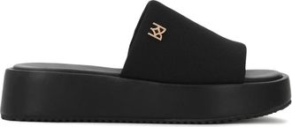Kazar Femme, Chaussures, Noir, Taille: 36 EU Slides en tissu