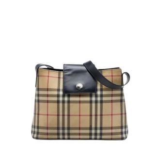 Burberry Pre-owned Canvas Shoulder Bag - - Pre-owned - Damen - Beige - ONE SIZE