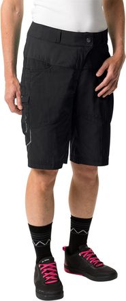 Vaude Fahrradhose VAUDE Wo Qimsa Shorts, Damen, Gr. 36, N-Gr, schwarz uni, Obermaterial: 100% Polyamid. Futter: 92% Polyester, 8% Elasthan, Hosen Fahrradhos
