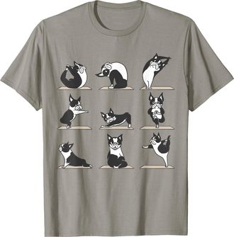 Huebucket Boston Terriers Yoga T-Shirt