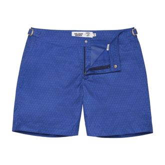 Orlebar Brown Blaue Hexagon Badehose - - Swimwear - Herren - Blau - W36