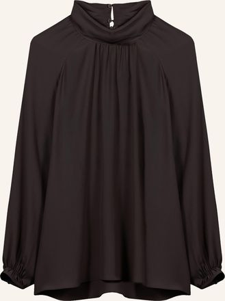 Luisa Cerano Luisa Cerano Blusenshirt Mit Seide braun