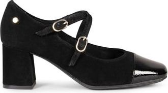 miMaO Chaussures en Daim et Cuir &agrave; Double Boucles Vert, EU 40