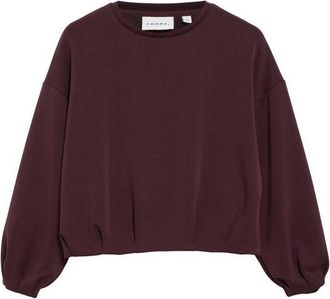 Comma Sweatshirt Sweatshirt Weiches Sweatshirt mit Bubblehem