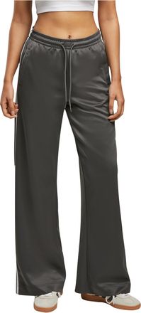 Urban Classics Damen Trainingshose Ladies Wide Leg Track Pants, lässige Damen Sporthose mit weitem Bein, High Waist, Größen XS - 5XL