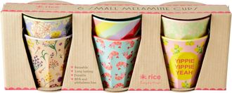 Rice Klein Melamin Becher - Multi - 6er Pack