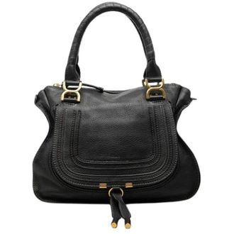 Chlo&eacute; Sac Marcie Pre-owned - Femme - Pre-owned - Noir - Taille: ONE Size