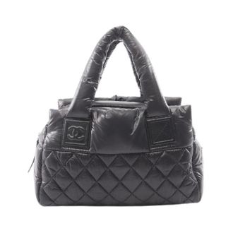 Chanel Pre-owned Coco Cocoon Nylon Leder Handtasche - - Pre-owned - Damen - Schwarzk - ONE SIZE