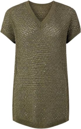 Fabiana Filippi Femme, Pulls, Vert, Taille: 40 FR Fabiana Filippi T-shirts et Polos