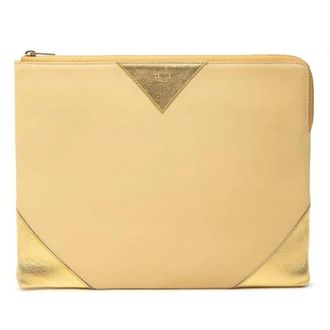 Celine Pre-owned Vintage Clutch - Femme - Pre-owned - Beige - Taille: ONE Size