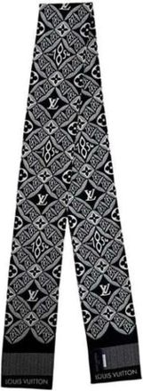 Louis Vuitton unisex, Pre-owned, Noir, Taille: ONE Size Pre-owned Scarf