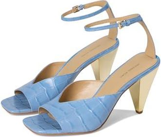 Michael Kors Sandales Electra à talons pour femme, Bleu (French Blue), 36.5 EU