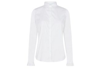 Mos Mosh Langarmbluse Bluse MATTIE FLIP mit Baumwolle