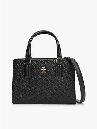 Tommy Hilfiger Cabas bandouli&egrave;re &agrave; monogramme TH