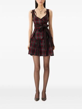Vivienne Westwood Pleated Virgin Wool Skirt - Gray