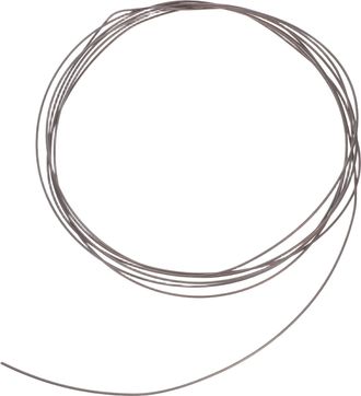 TOPBATHY Hochtemperatur Wolframdraht 3mm 4m Brenndraht zum Aufh&auml;ngen f&uuml;r Keramik und Schmuck Hitzebest&auml;ndiger Biegsamer Brennofendraht f&uuml;r T&ouml;pferwaren und Selb