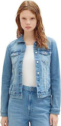 Tom Tailor Denim TOM TAILOR Denim 1023962 Veste en Jean Femme,10142 - Light Stone Blue Denim,S