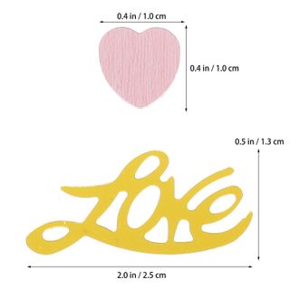 Garneck 900 St&uuml;ck Hochzeit Konfetti Buchstabenform aus Papier Romantisches Party Konfetti f&uuml;r Tisch und Desktop Dekoration Silber Gold Ros&eacute;gold Geeignet f&uuml;r H