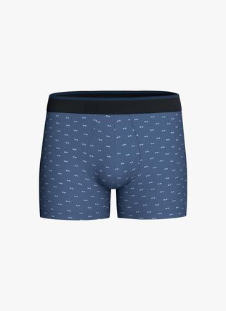Eden Park Boxer en coton stretch &agrave; micromotifs nauds papillon