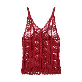 The Garment Femme, Tops, Rouge, Taille: 34 FR Hauts