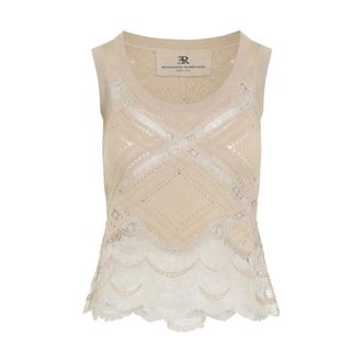 Ermanno Scervino Damen, Oberteile, Wei&szlig;, 2XSGr&ouml;&szlig;e