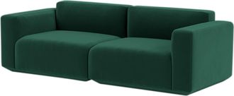 & Tradition Canap&eacute; Develius EV1, 2 places en velours & Tradition