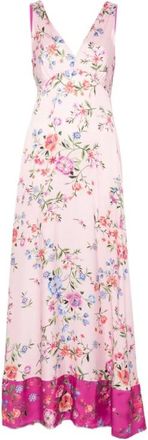 Liu Jo Femme, Robes, Rose, Taille: 36 FR Longue Robe Maxi Florale