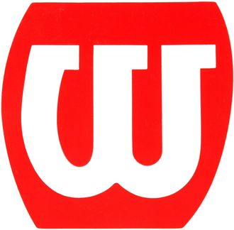Wilson Logo-Maker, Stencil W, F&uuml;r Squash/Badminton-Schl&auml;ger, Rot, X0016