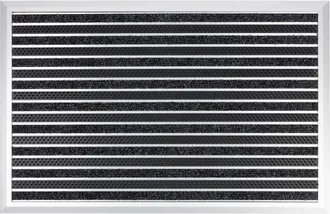 Floordirekt Paillasson en aluminium Spectral Fibre textile reps + brosses 47 x 68 cm