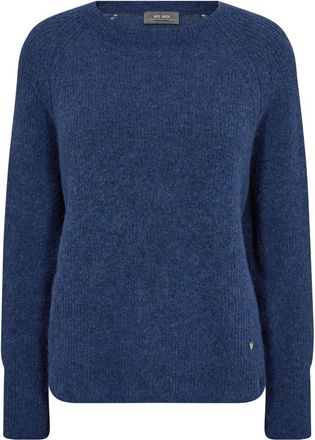 Mos Mosh MOS Mosh, Femme, Pulls, Bleu, Taille: 44 FR Tricot &agrave; col rond