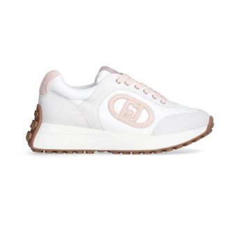 Liu Jo Lolo 17 Plateau-Sneakers Wei&szlig; Rosa - - Shoes - Damen - Wei&szlig; - 37 EU