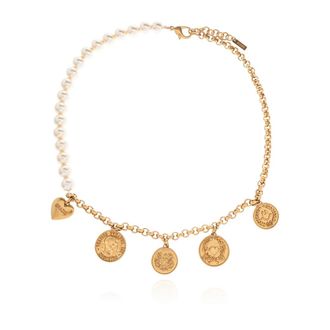 Moschino Halskette mit Anh&auml;ngern - - Accessories - Damen - Gelb - ONE SIZE