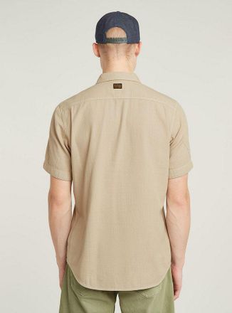 G-Star Langarmshirt Marine Slim Hemd
