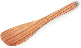 Bérard Bérard Olivenholz TERRA Wok Pfannenwender | Küchenhelfer Olivenholz | strapazierfähig und langlebig | 30 cm | Pfannenwender Holz mit individueller Mas